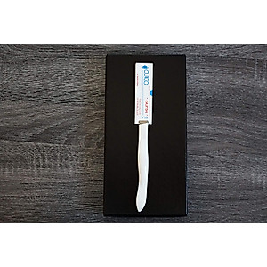 CUTCO Model 1759 Table Knife with White (Pearl) handle....................3.4” High Carbon Stainless DD serrated blade.............in factory sealed plastic bag.