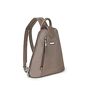 Baggallini Womens Metro Backpack With Rfid Phone Wristlet Handbags, Portobello Shimmer, One Size US