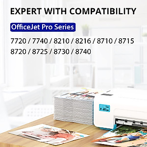 FASTINK Compatible HP 952XL 952 XL Ink Cartridges Combo Pack Replacement for HP OfficeJet Pro 8710 Printer Ink Cartridges 7740 8210 8702 8715 8725 Printers Ink Cartridges