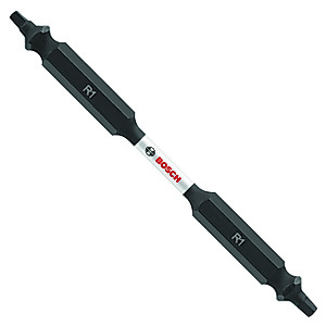 BOSCH ITDESQ135B 10-Pack 3-1/2 In. Square #1 Impact Tough Double-Ended Screwdriving Bits