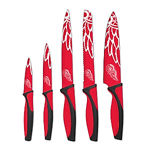 Sports Vault NHL Detroit Red Wings Kitchen Knives , 16"L x 1.25"W x 9.75"H