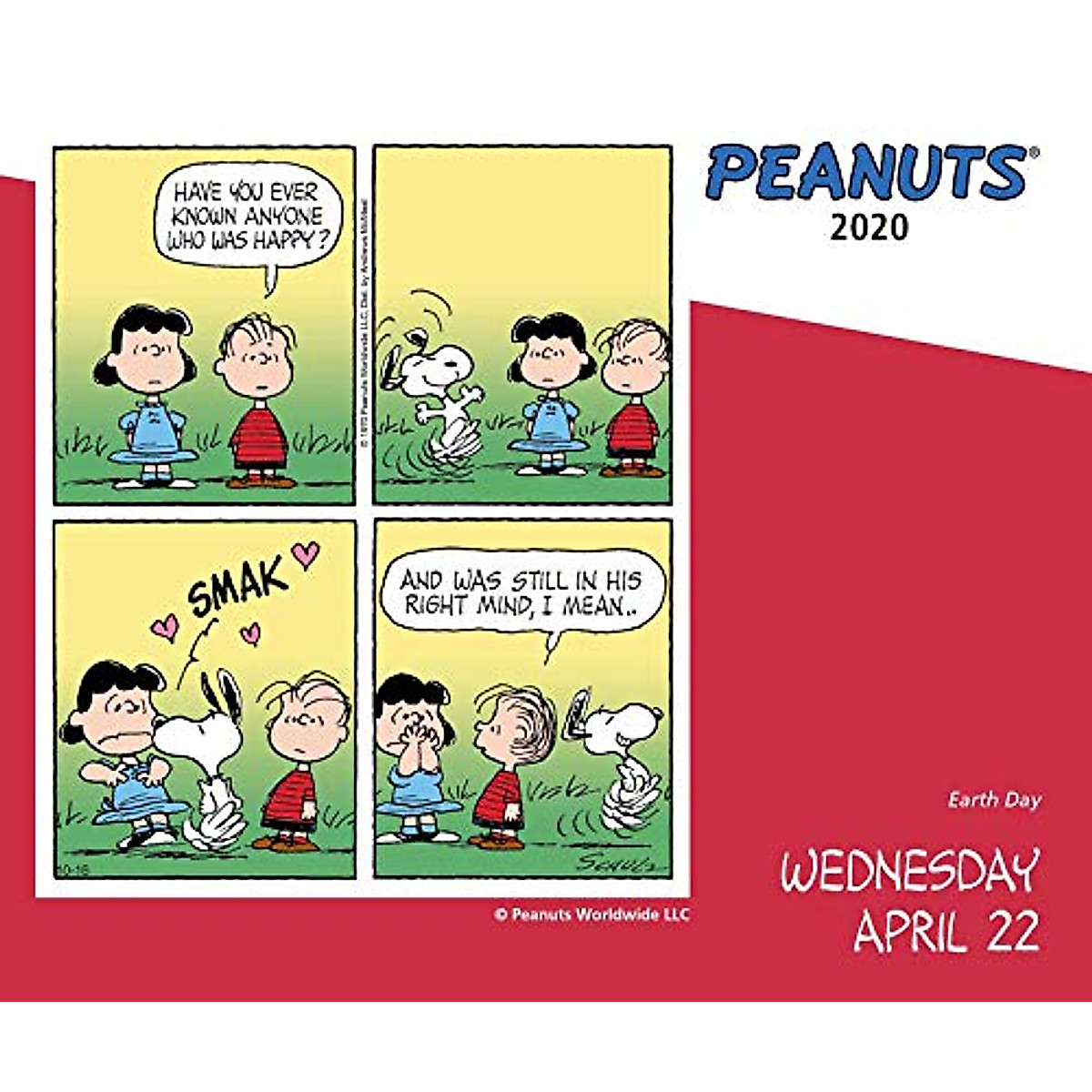 Peanuts 2020 Day-to-Day Calendar