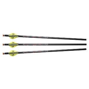 Excalibur Quill Illuminated Arrows (Pack of 3), Black, 16.5"