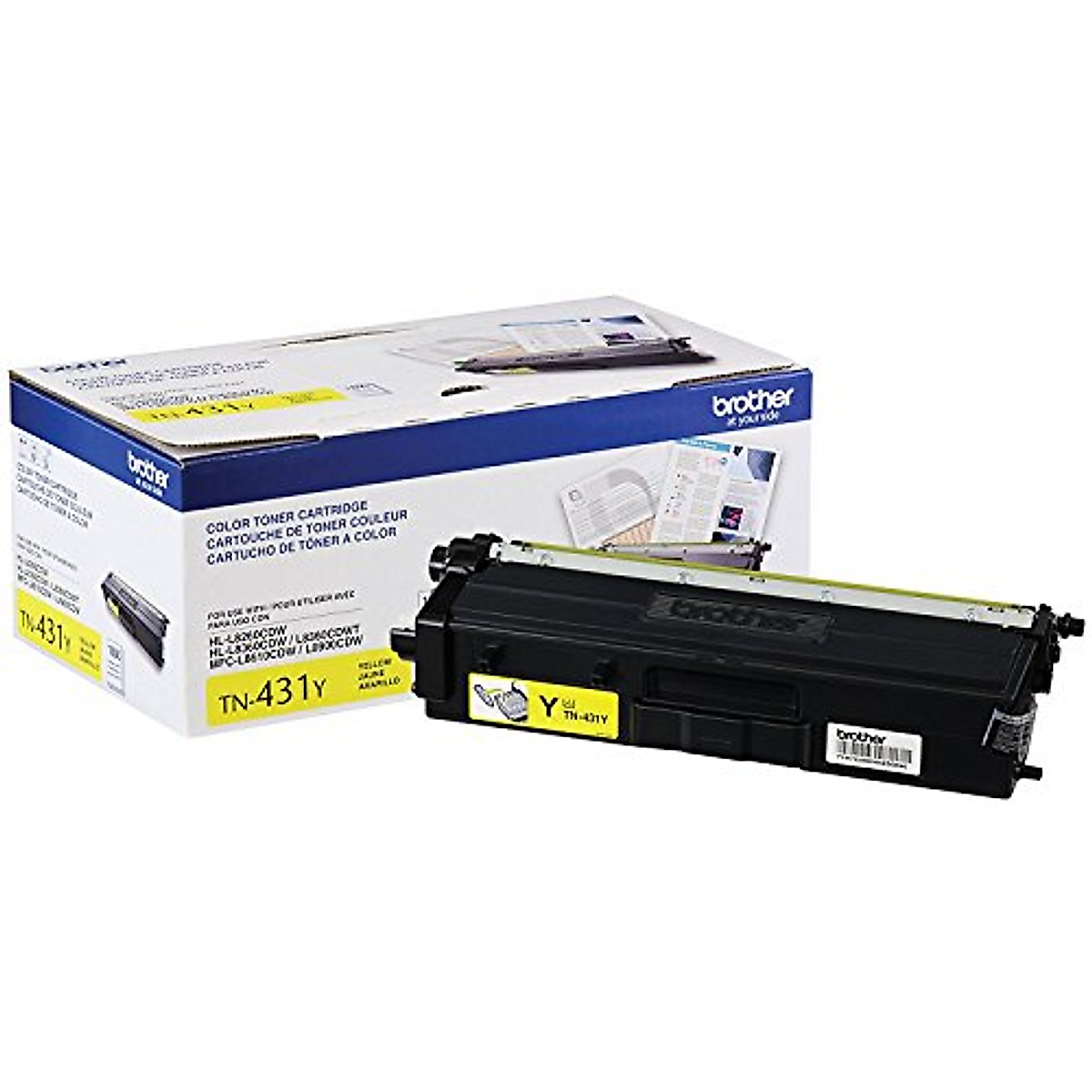 Brother HL-L8360CDW (TN431) Standard Yield Toner Cartridge Set Colors Only (1,800 Yield)
