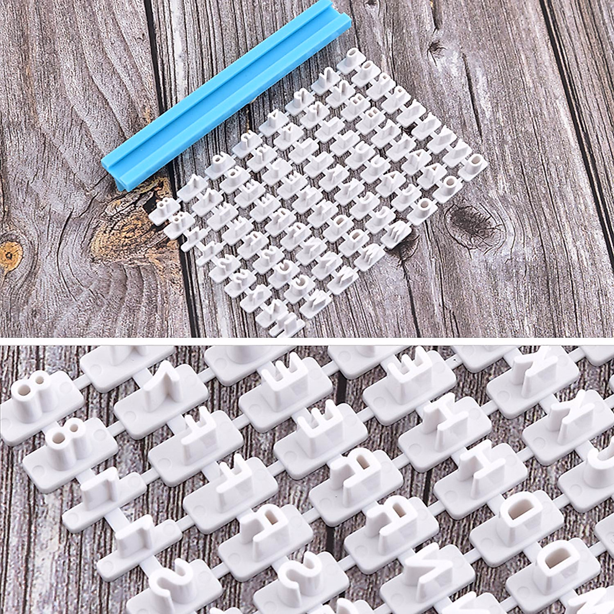 YouU Alphabet Number Cookie Biscuit Letter Stamp Alphabet Cookie Stamp Set for Cookie Decorations Embosser Cutter Fondant DIY Tool