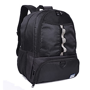 Boys Girls Soccer Bags Soccer Backpack Basketball vollyball Football Bag Backpack Kids Ages 6 Up with Ball Compartment All Sports Bag Gym