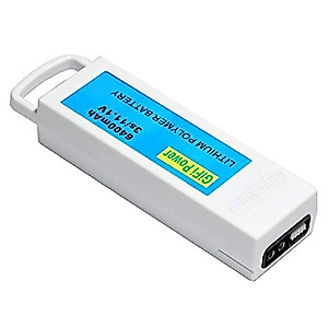 cjc 6400mAh Replacement Battery, High Capacity 3S 11.1V LiPo Battery Compatible with Yuneec Q500, Q500+, Q500 4K, Drone Quadcopter (1PACK) Blue