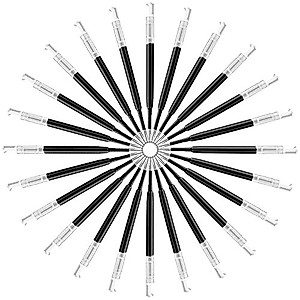 DunBong G2 Gel Ink Pen Refills, for Retractable Gel Pens, 0.5mm Fine Point, Pack of 5 (Black)