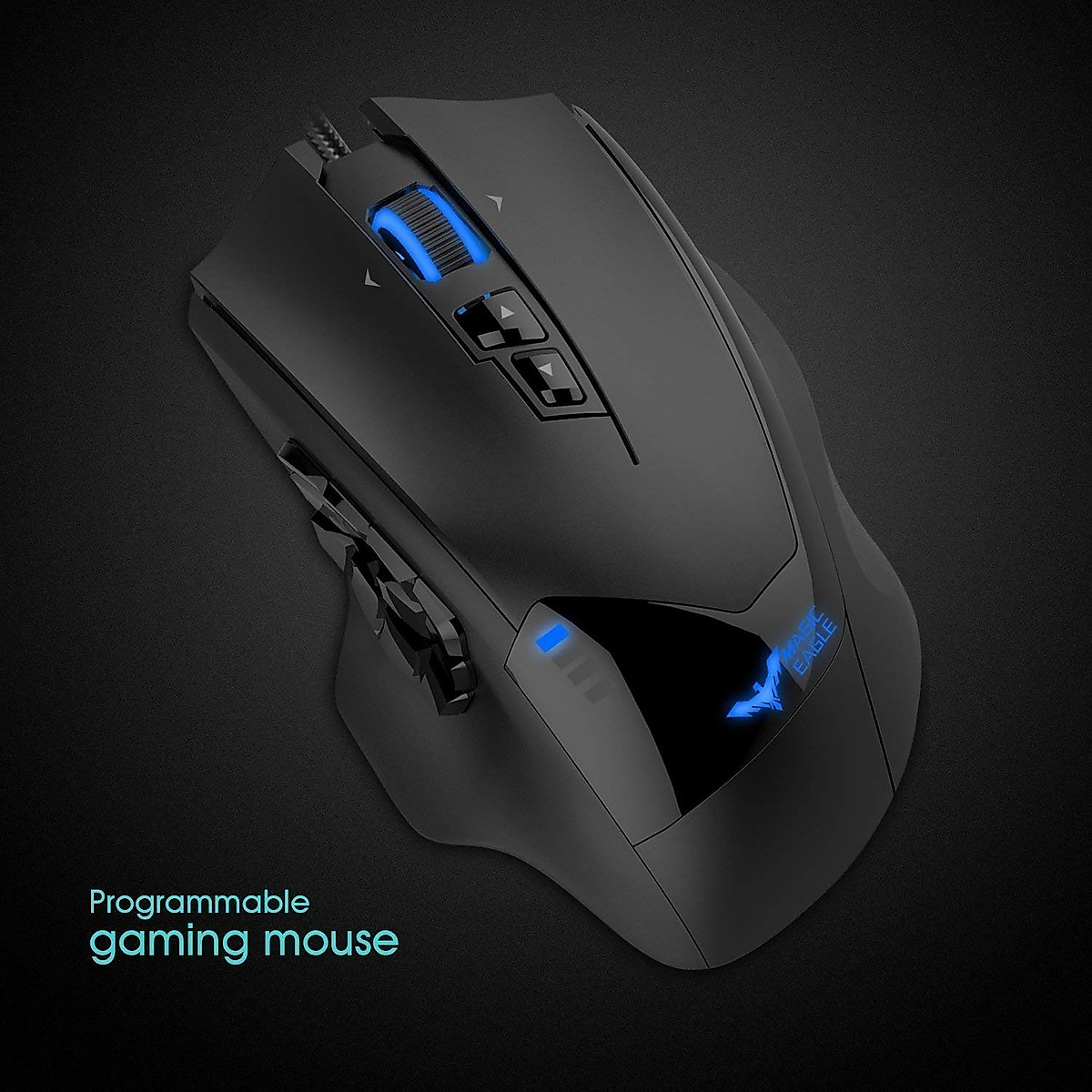 Havit MMO Gaming Mouse Wired 12000DPI 19 Programmable Button Optical Sensor Pixart PMW3360 (HV-MS735)