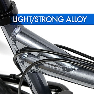 Gravity 2024 FSX 1.0 Dual Full Suspension Mountain Bike with Disc Brakes (Yellow, 17in)