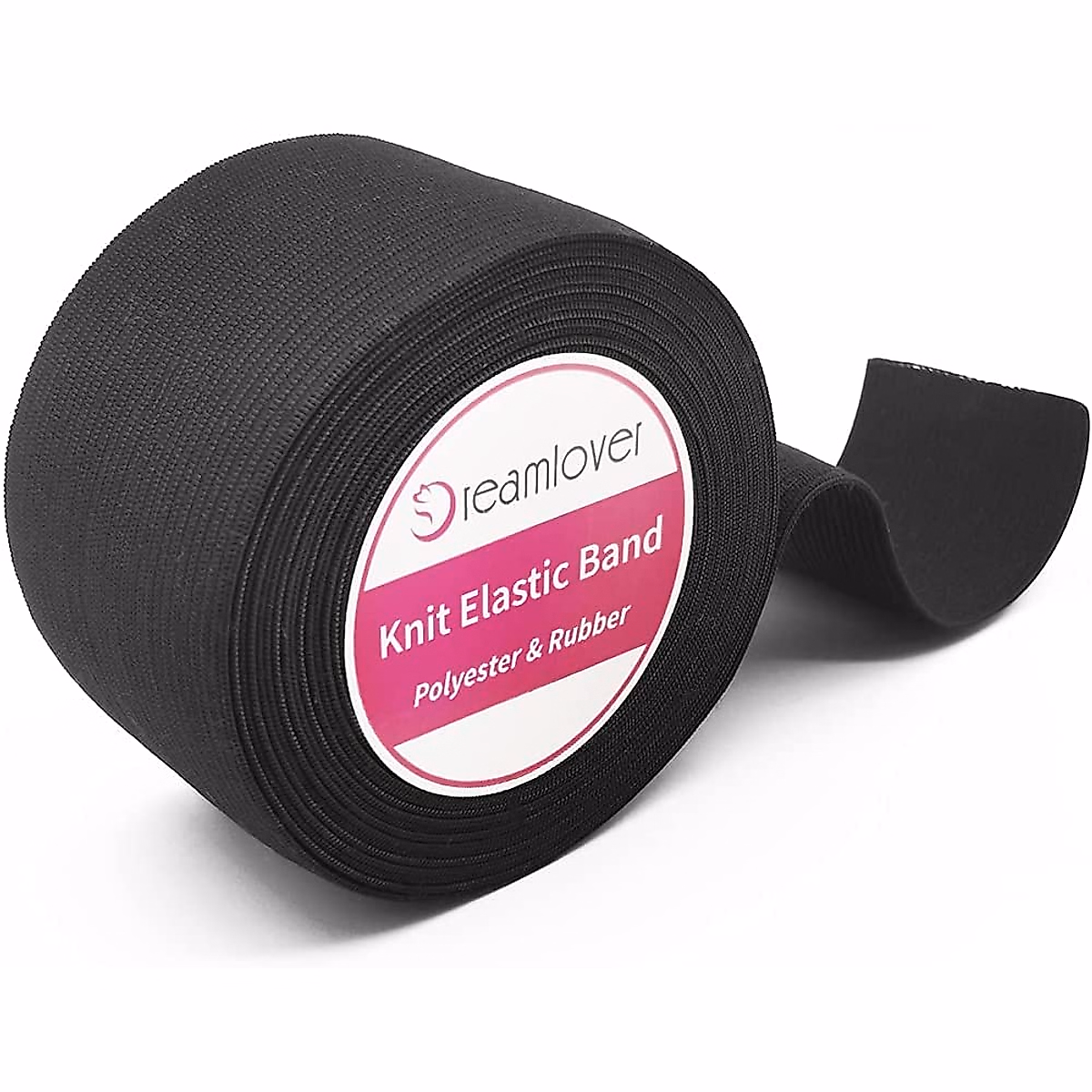 Dreamlover Black Elastic Bands for Sewing, 2 Inch x 6 Yard
