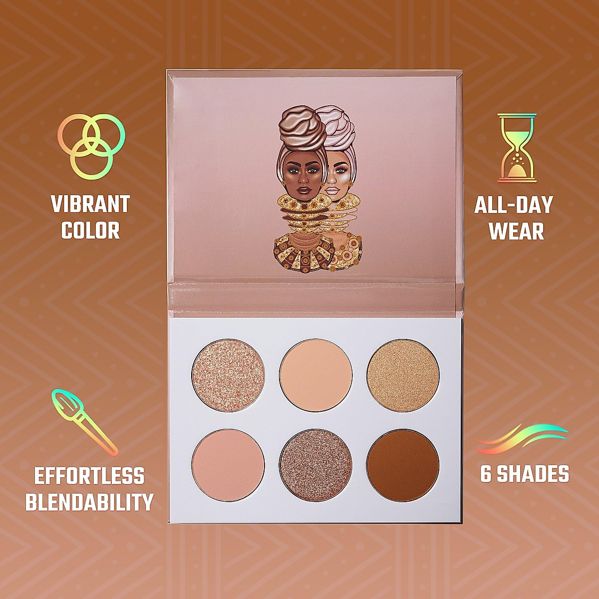 Juvia's Place The Nudes - Blue, Eyeshadow Palette, Professional Eye Makeup, Pigmented Eyeshadow Palette, Makeup Palette for Eye Color & Shine, Pressed Eyeshadow Cosmetics