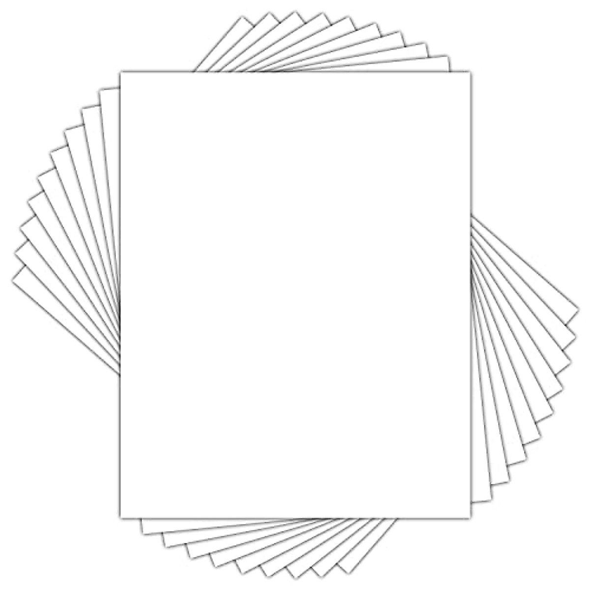 Golden State Art, Uncut 11x14 White Mats Matboards, Acid Free, for Photos, Frames, DIY Projects (10 Pack, 11x14 Inches)