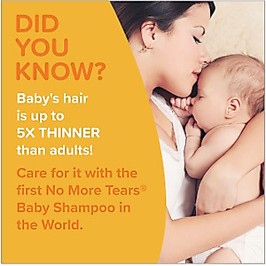 Johnson's Baby Shampoo with Tear-Free Formula, Shampoo for Baby's Delicate Scalp & Skin & Gently Washes Away Dirt & Germs, Free of Parabens, Phthalates, Sulfates and Dyes, 13.6 fl. oz (Pack of 3)