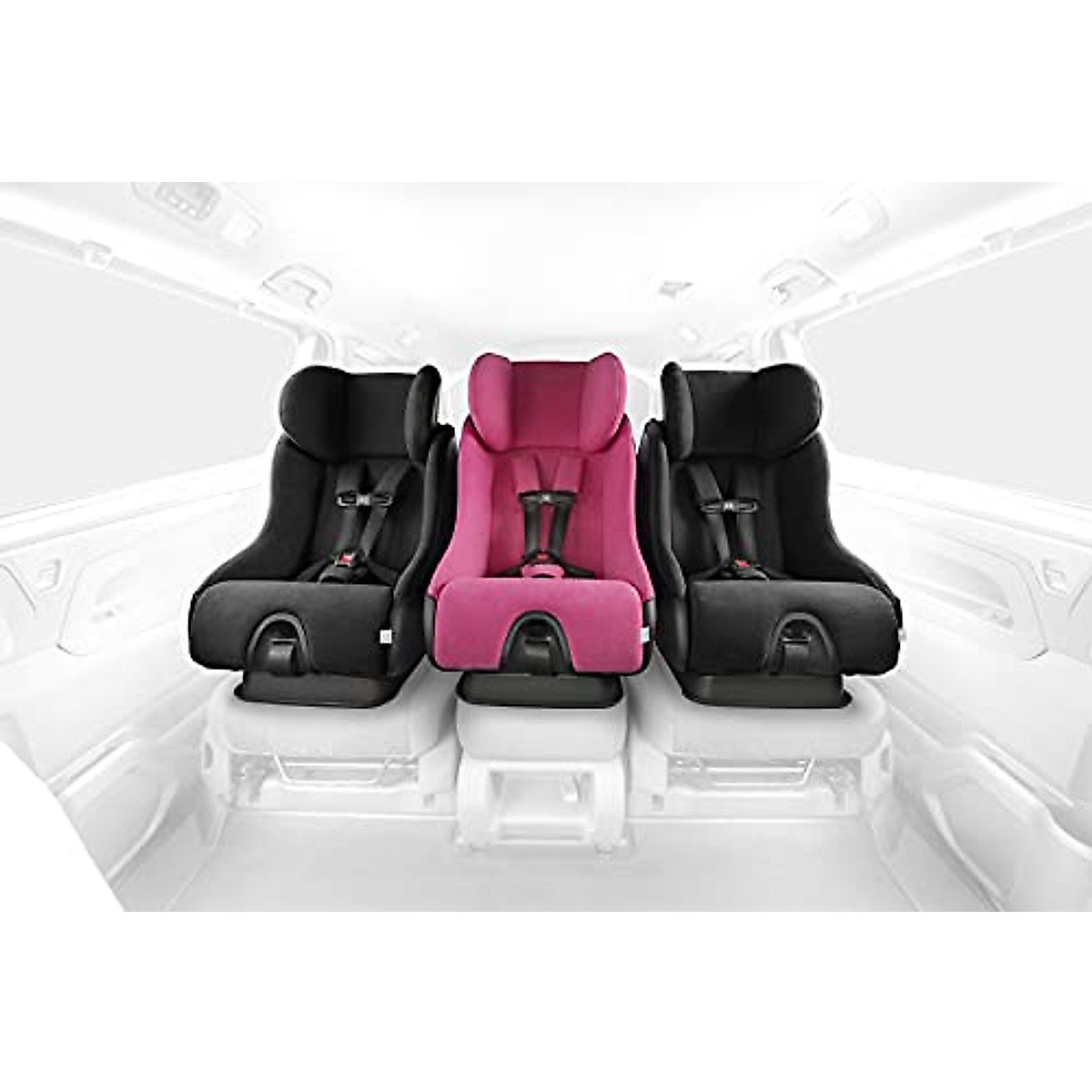 Clek Fllo Convertible Car Seat, Mammoth (Flame Retardant Free Merino Wool + Tencel Blend)