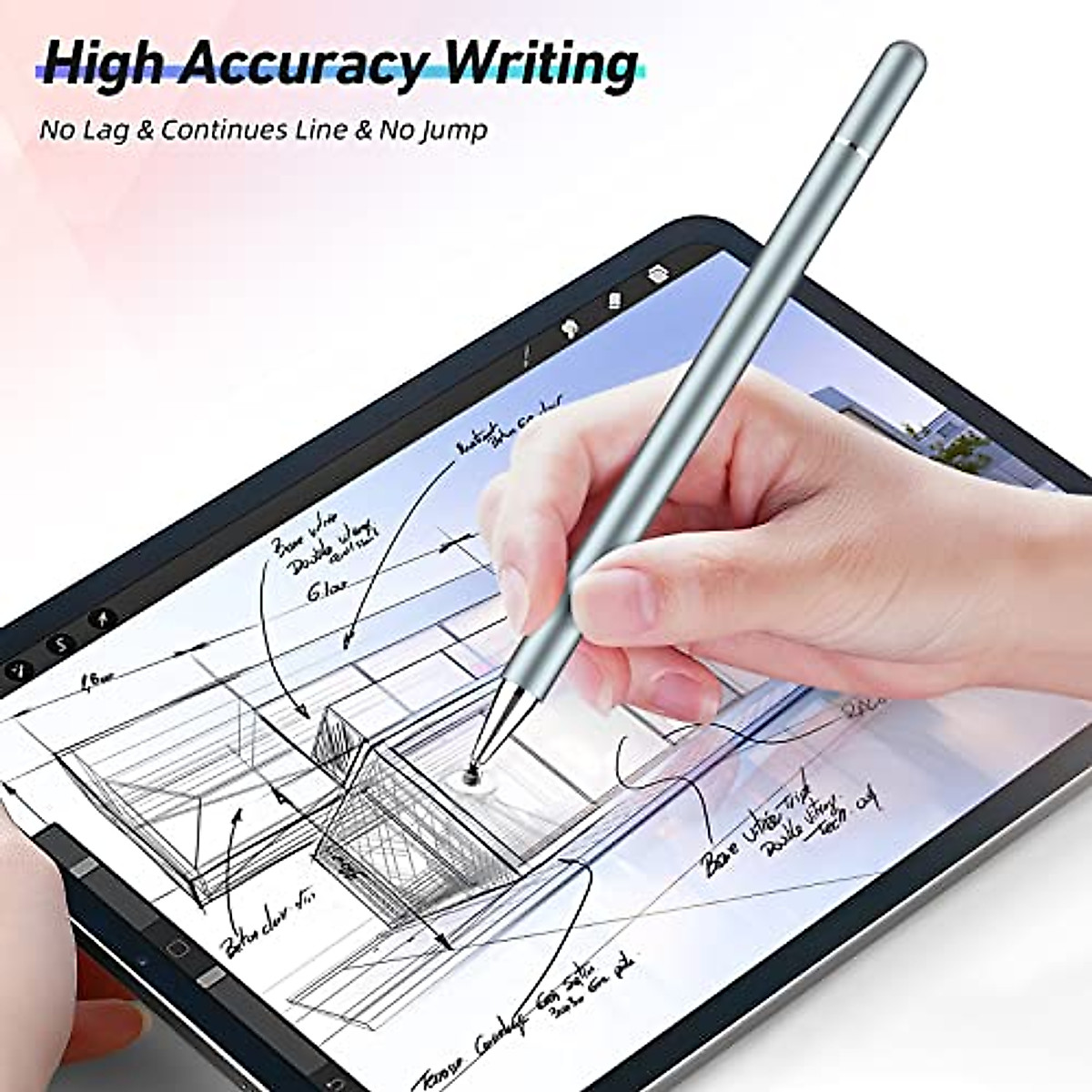 Stylus Pens for Touch Screen, 4 Pack Disc Universal Stylus Pen for iPad pro/Mini/Air/iPhone/Android Tablets and All Capacitive Touch Screens