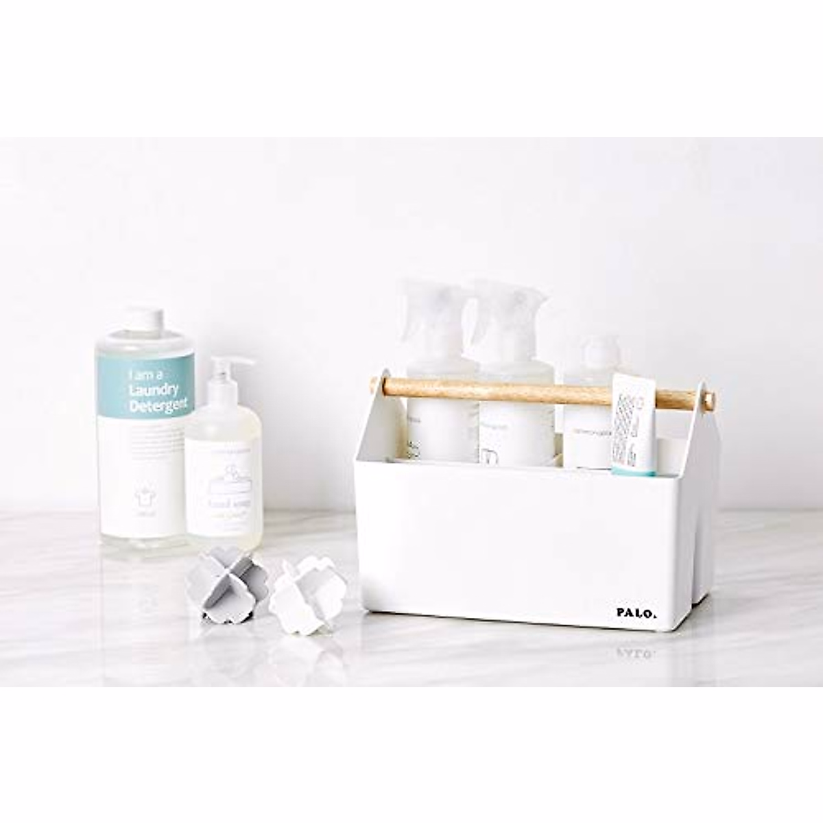 Litem Porta Deluxe - A Compact & Stackable Storage Unit for organizing Small Objects in Kitchen, Office, Kids Room (Grey, 11Wx6.7Dx7.2H)