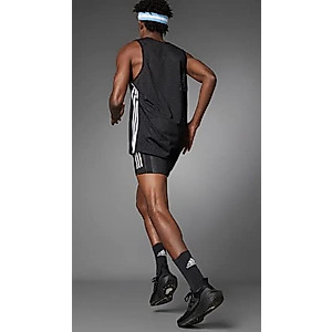 adidas Men's Running Break The NORM Tank TOP Black Size M