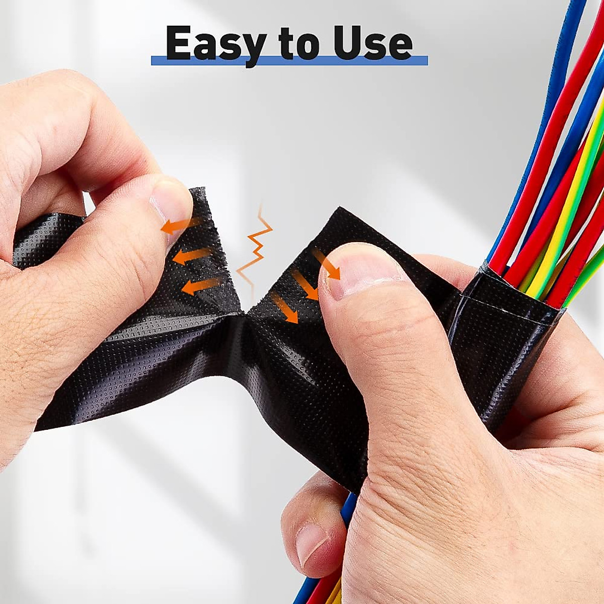 Black Duct Tape Heavy Duty - 1.88 in 50 YDS Waterproof No Residue Tearable Large Max Strength Adhesive Duct Tape for Outdoor Use,Multi Purpose Home Repair,Industrial Professional Fix 1 Roll