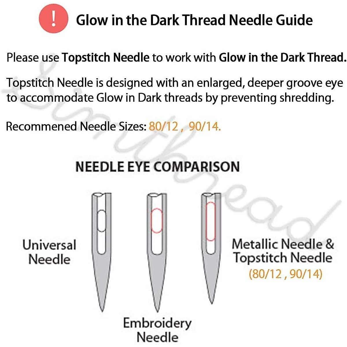 Simthread Glow in The Dark Machine Embroidery Thread 1000yards(1000M) 5 spools Set 30WT for Halloween Christmas Embroidery and Sewing Machines