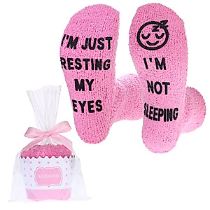 ZXGXLAW Birthday Gifts for Dad,Men Husband Grandpa Women idea Fathers Day Christmas Im Not Sleeping Funny Socks