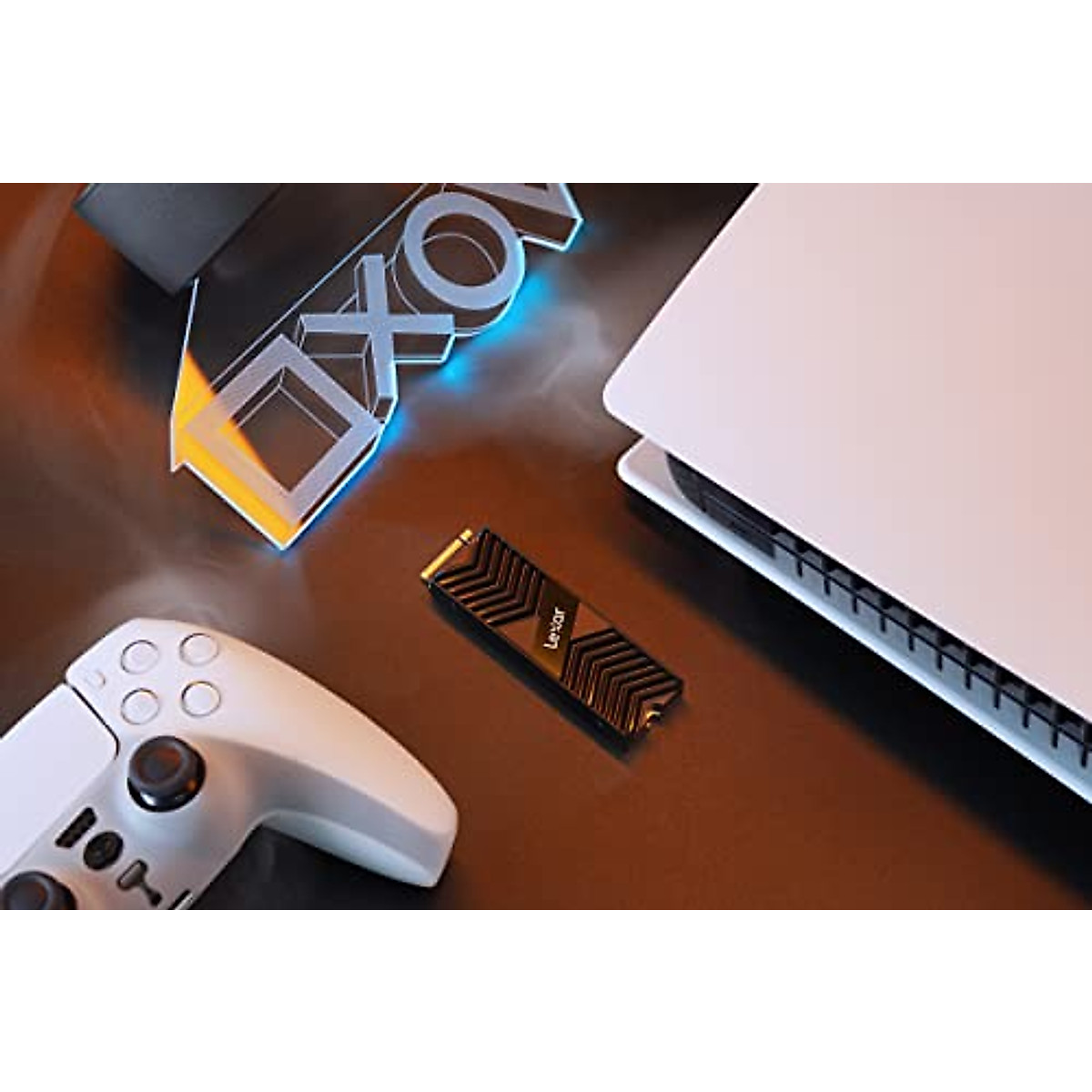 Lexar Professional 2TB NM800 PRO with Heatsink M.2 2280 PCIe Gen4x4 NVMe SSD, Read Speeds Up to 7500MB/s, for Gamers and Creators (LNM800P002T-RN8NG) Solid State Drive