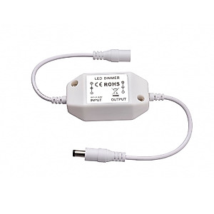 ZHPINGMX 2 Pack LED Strip Light Dimmer Switch, DC 12V-24V LED Brightness Adjustable Controller for Strip Lights,LED Rope Light 3528,5050,5630