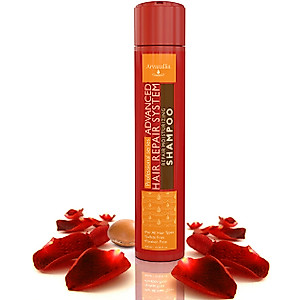 Arvazallia Advanced Hair Repair Moisturizing Sulfate-Free Shampoo with Argan Oil and Macadamia Oil for Dry or Damaged Hair