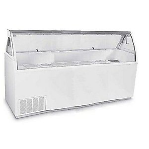 Global-Refrigeration Kelvinator Visidipper Ice Cream Cabinet With Curved Front 26 Cft 88" Length Model Ckdc87V