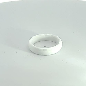 One Moment In Time J128 Sizes 8 Heavenly Flower White Ceramic Choose The Right Ring (8) Mormon LDS CTR