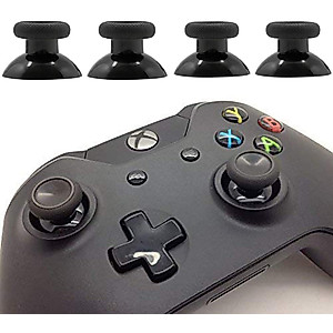 Replacement Thumbsticks for Xbox One/ PS4 Original Controllers, (8 Pcs)Black Analog Thumb Joysticks for Xbox One S ,T8 T6 Repair Screwdriver Kit for Xbox One Controller