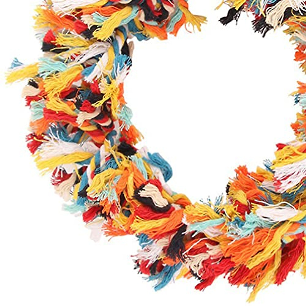 Mipcase Parrot Swings, Bird Parrot Toys, Hanging Ring Birdcage Swings, Cotton Rope Parrot Chewing Toys Pet Bird Hammock Swing for Budgie Cockatiels, Parakeets, Parrots, Small Birds