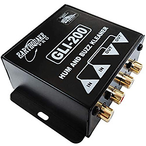 Earthquake Sound GLI-200 Hum and Buzz Kleaner 600 Ohm RCA in/Out Ground Loop Isolator