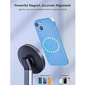 Magnetic Wireless Charging Station, Bototek Wireless Charger 3 in 1, 15W Fast Charger Stand + 20W USB C Power Adapter, for iPhone 13,12 Pro Max/Pro/Mini, iWatch 7/6/SE/5/4/3/2,AirPods 2/Pro/3