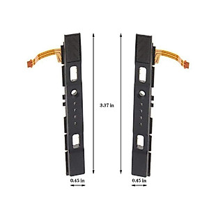 Left, Right LR Slider with Sensor Flex Cable for Switch Joy-Con Controller Flex Cable Retention Parts Replacement (Left + Right)