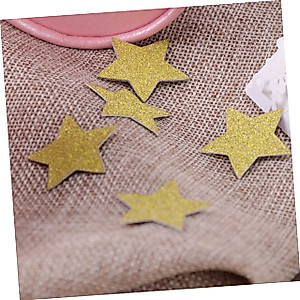 Gadpiparty 100pcs Wedding Table Scatter Five Stars Confetti Star Glitter Confetti for Confetti Paper Heart Confetti Paper Confetti Valentine Confetti Cake Decor Tableware Baby Dining Table