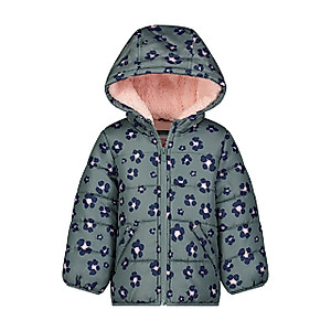 Carter's Baby Girl Winter Jacket, Green, 12 Months