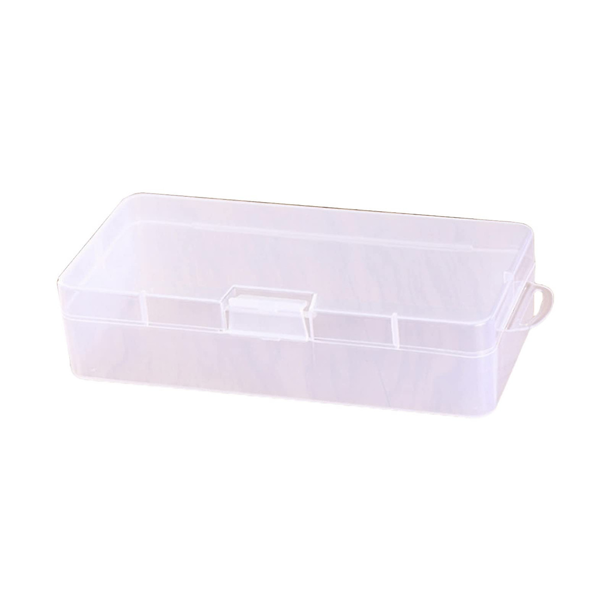 ljhnba Transparent Plastic Storage Box With Buckle And Lid Jewelry Display Organizer For Necklace Small Items Organization Case Small Plastic Box With Lid