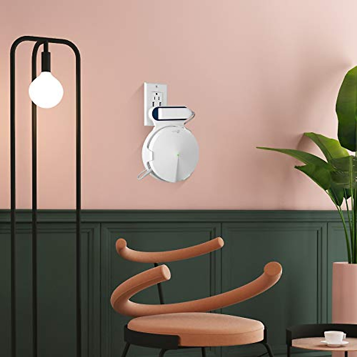 STANSTAR Wall Mount for TP-Link Deco M9 Plus Home Mesh WiFi System, Sturdy Brackets, Easy Moved, Space Saving,without Messy Wires and Screws(2 Pack)