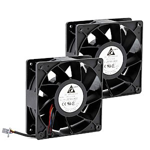 Brushless 5A 12VDC 120mm x 38mm Cooling Fan - 2pk