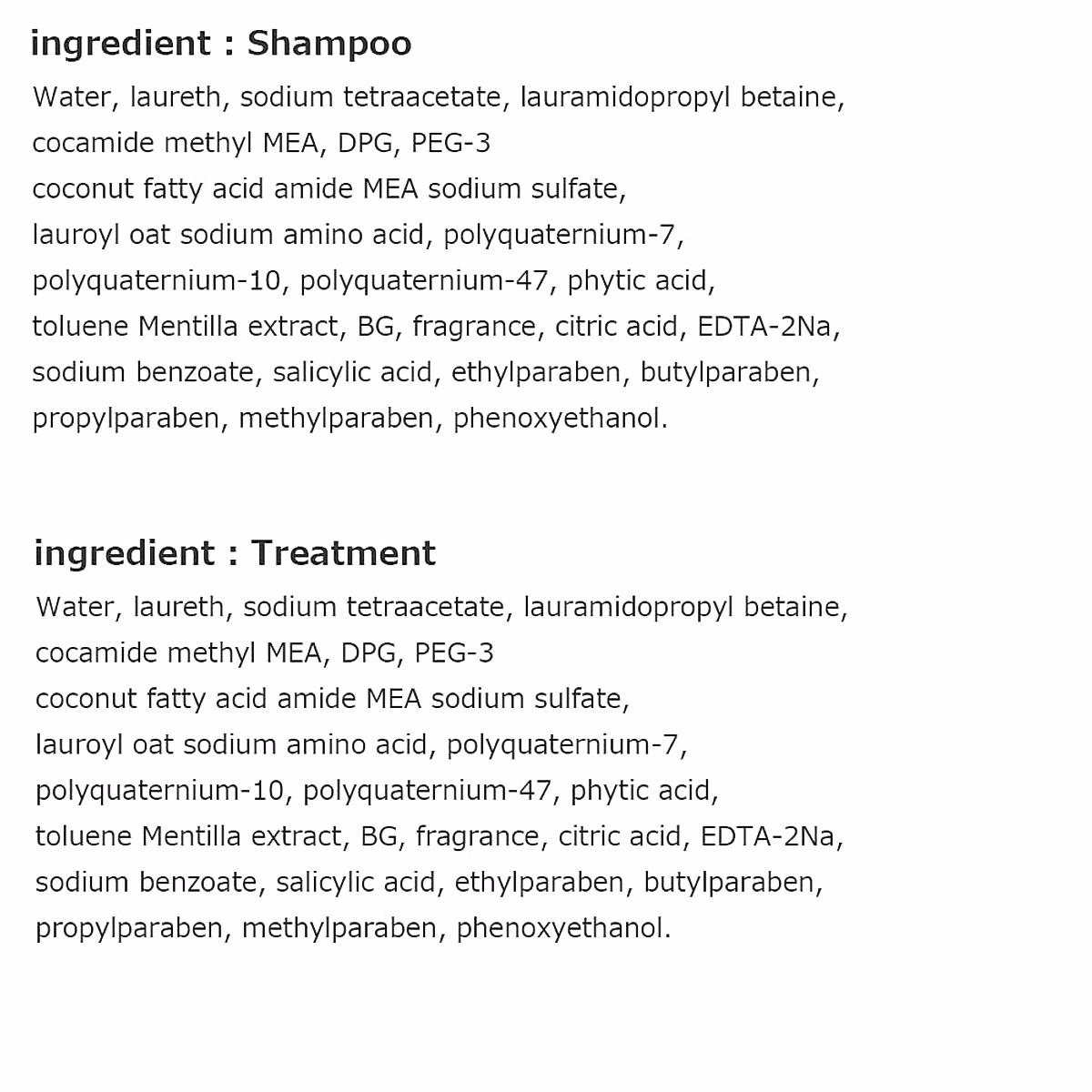 Lebel Proedit Care Works Hair Shampoo 300ml & Hair Ttreatment 250ml Set - Bounce Fit