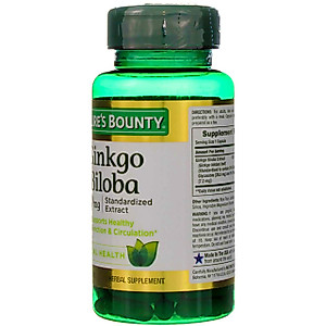 Nature's Bounty Ginkgo Biloba Capsule 120 mg 100 ea