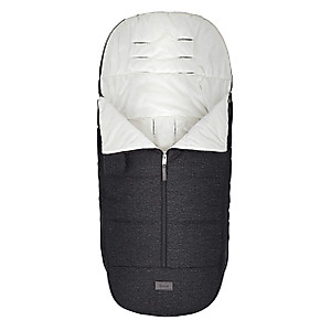 Diono Quantum Classic All Weather Stroller Footmuff, Universal Fit from Baby to Toddler with Cozy Super Soft Padding, Weatherproof, Gray Dark