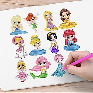 FLYSONG 15 PCS Diamond Painting Tools with Drill Pen Grip and Tray,5D Diamond Painting Accessories and Tools for Kids Adults (Green)