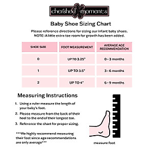 Cherished Moments Baby Baptism Shoe with Lace in Light Ivory with Headband, Gift for Christening or Dedication for Baby Girl (Sizes 0)