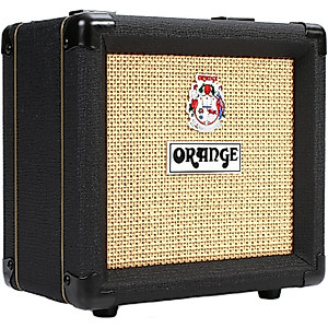 Orange Micro Dark Terror Hybrid Amp Head Mini Stack Combo w/ Cabinet and Speaker Cable, Black