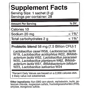 OMNi BiOTiC Stress Release - Clinically Tested Probiotic for Stress Management & Gut-Brain Axis Support - Stress Probiotic and Mood Probiotic - Vegan, Non-GMO (28 Daily Packets)