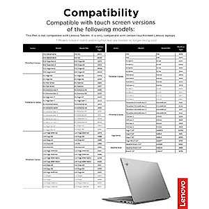 Lenovo Precision Pen 2 (Laptop) – USB-C Charging – Tilt Recognition – Pen is Only Compatible with Certain Devices, Iron Grey