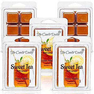 Sweet Tea - Fresh Brewed Southern Sweet Tea Scented Melt- Maximum Scent Wax Cubes/Melts- 1 Pack -2 Ounces- 6 Cubes Gift for Women, Men, BFF, Friend, Wife, Mom, Birthday, Sister, Daughter, Long Lasting