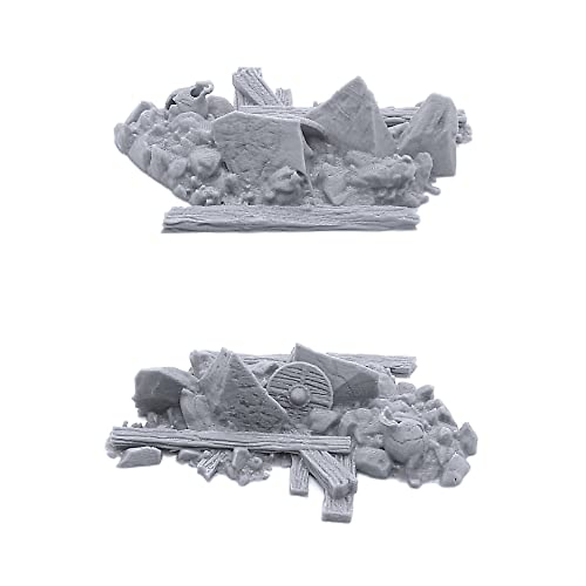 Urban Rubble by GameScape3D, 3D Printed Tabletop RPG Scenery and Wargame Terrain for 28mm Miniatures